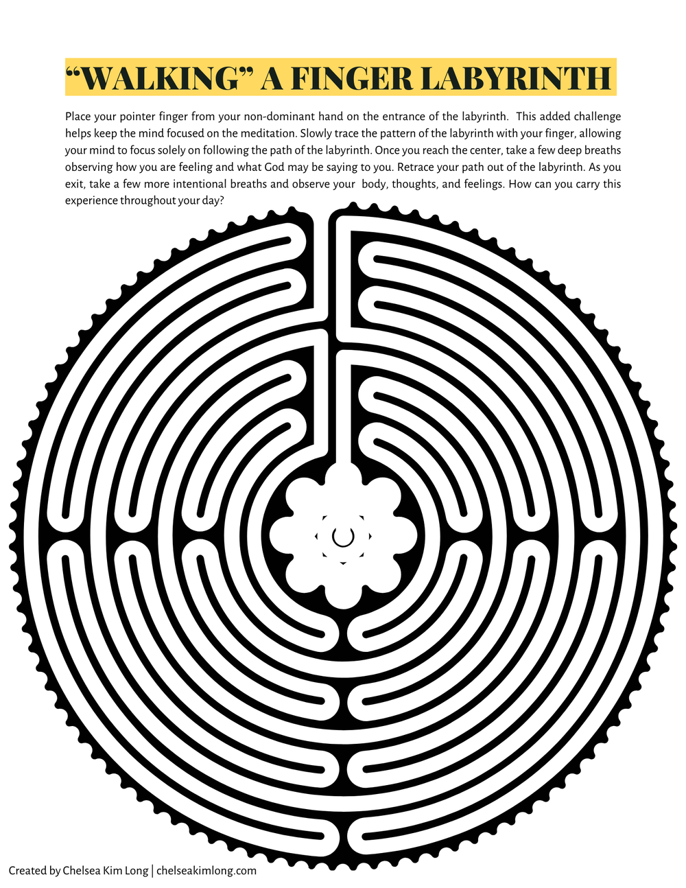 Finger Labyrinth